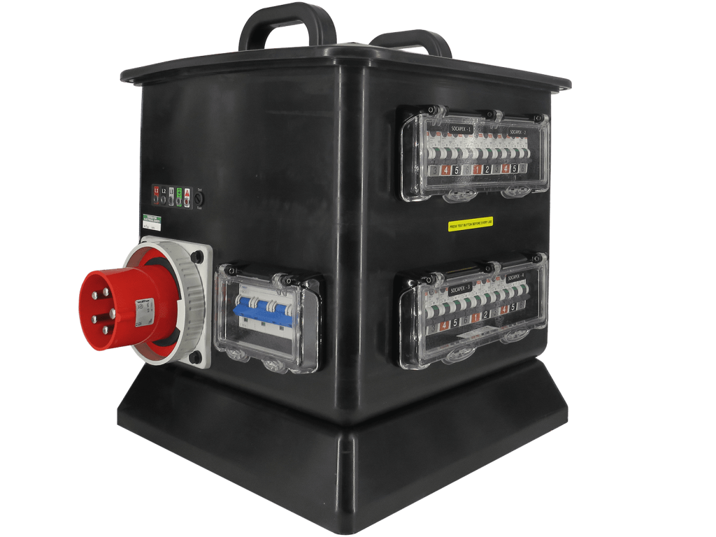 RubberBox - RUB3601 - 125A 3PH> & 6x Socapex - Rubber Box Co