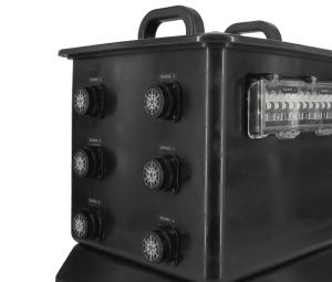 RubberBox - RUB3601 - 125A 3PH> & 6x Socapex - Rubber Box Co