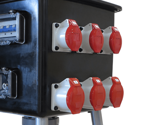 RubberBox - RUB3602 - 125A 3PH> & 2x 63A 3PH & 3x 32A 3PH & 3x 16A 3PH ...