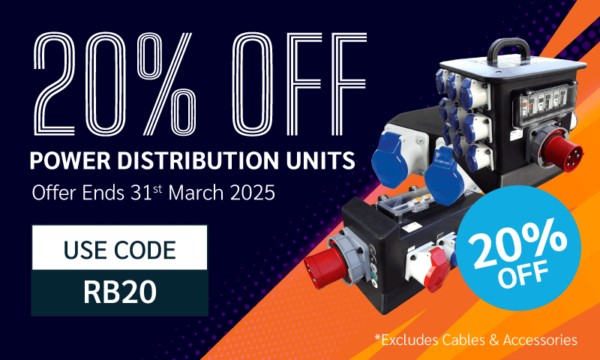 63a Distro Boxes | Rubber 63 amp Power Distribution Boxes